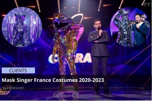 10 Masked Singer France mirror costumes - by ETERESHOP