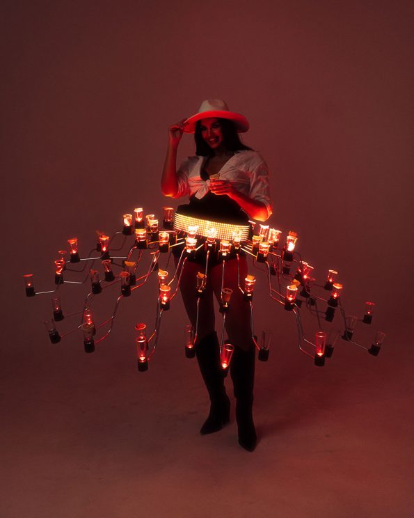 Led Strolling Tequila Table - by ETERESHOP