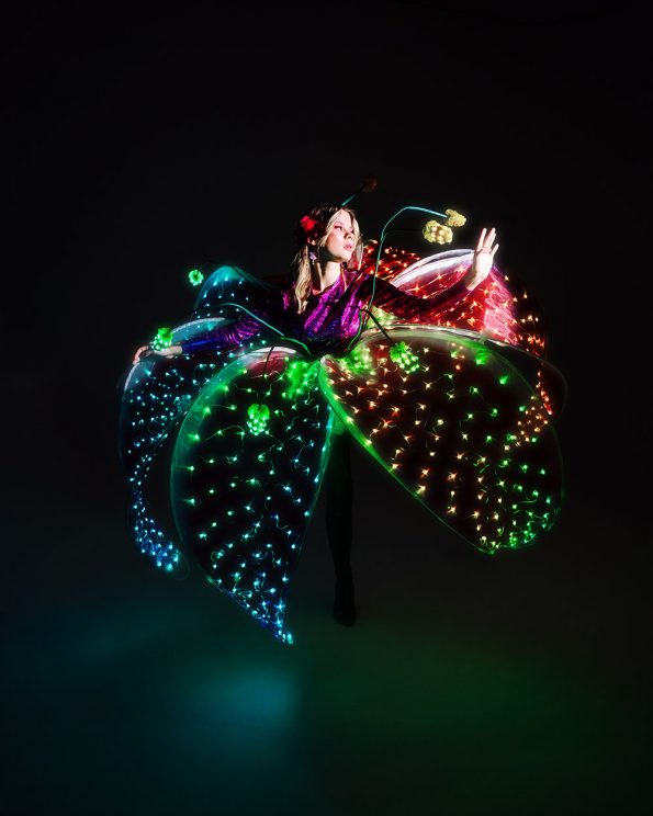 LED Stage Dress Flower - by ETERESHOP