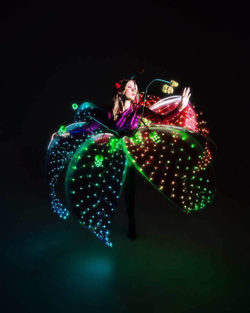 LED Stage Dress Flower - by ETERESHOP