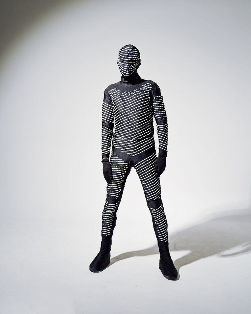 Dance LED light up costume with a mask - ETERESHOP