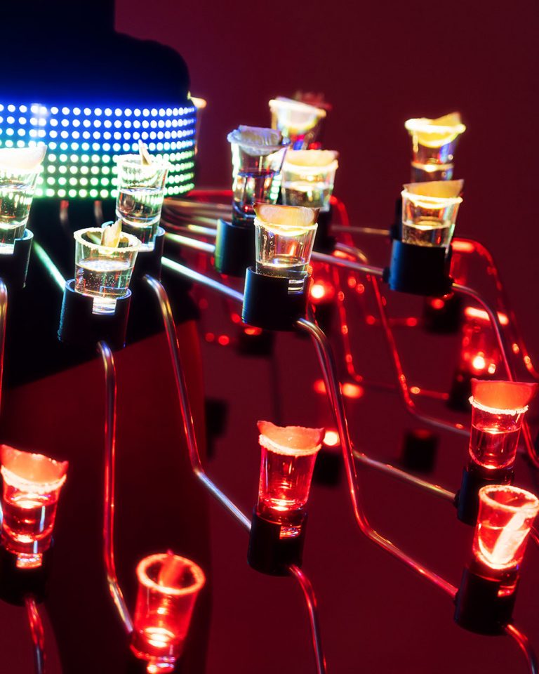 Led Strolling Tequila Table - by ETERESHOP