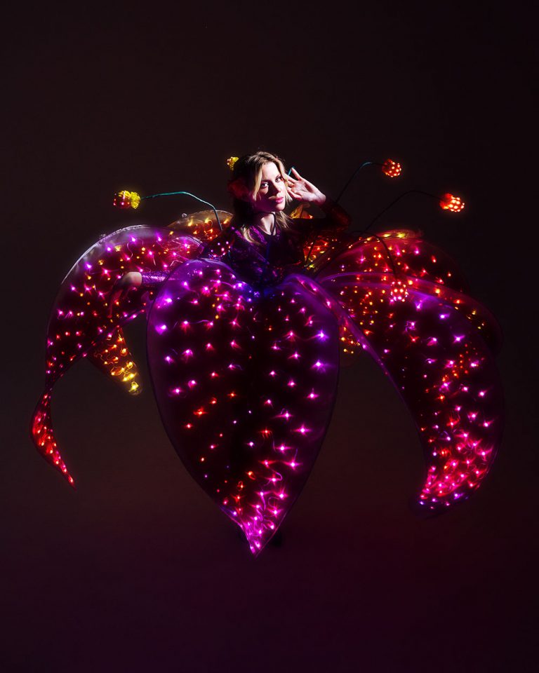 LED Stage Dress Flower - by ETERESHOP