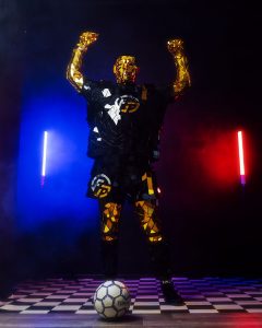 Mirror Football Player Costume with Custom Logo - by ETEREshop