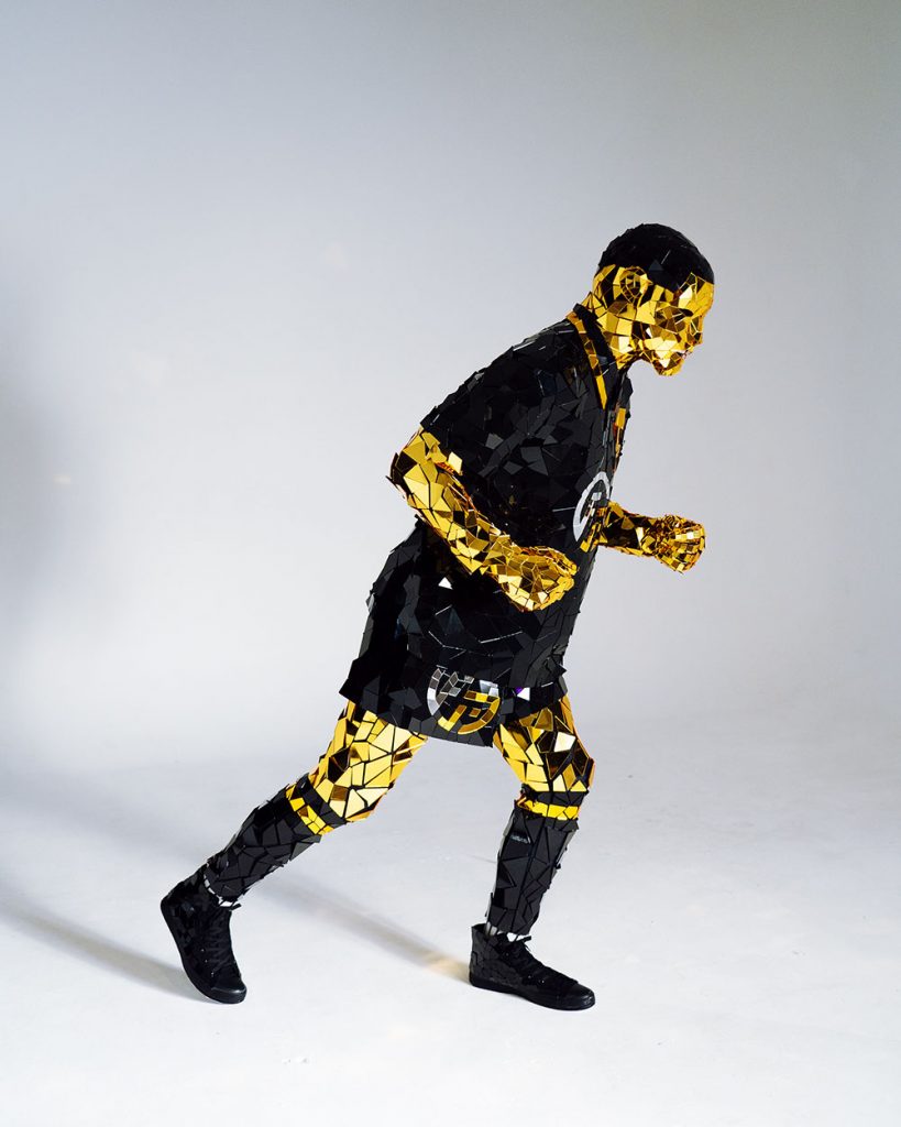 Mirror Football Player Costume with Custom Logo - by ETEREshop