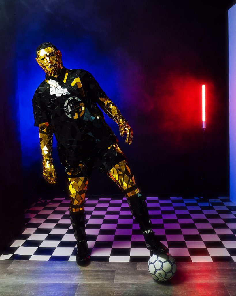 Mirror Football Player Costume with Custom Logo - by ETEREshop