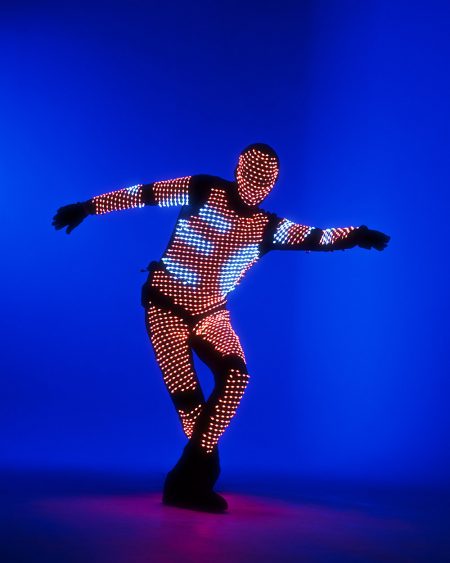 Dance LED light up costume with a mask - ETERESHOP