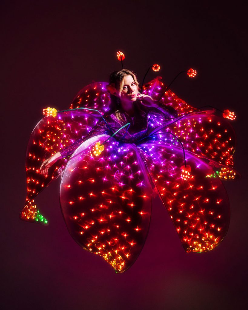 LED Stage Dress Flower - by ETERESHOP
