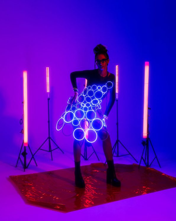 Festival Sexy Led light up Dress - by ETEREshop