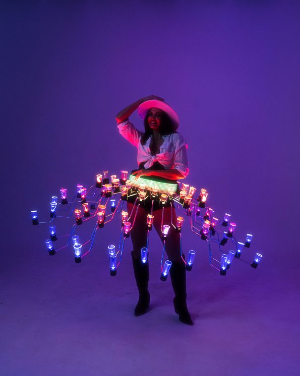 Led Strolling Tequila Table - by ETERESHOP