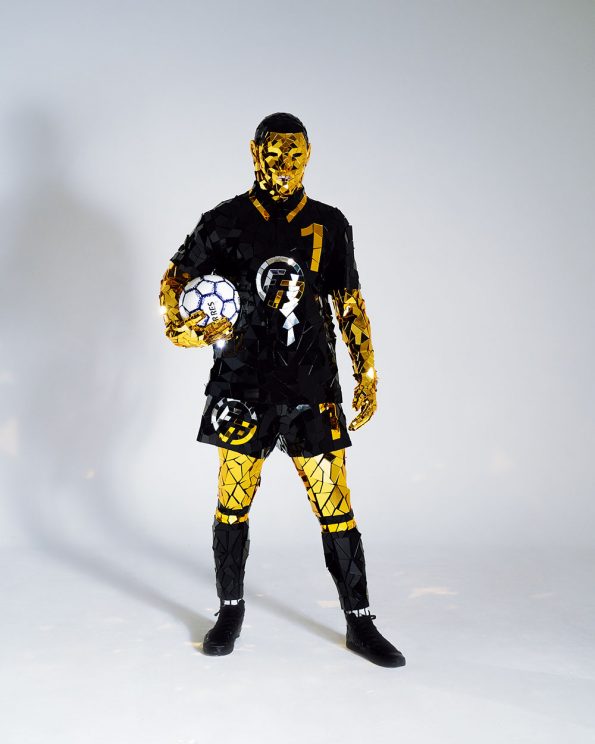 Mirror Football Player Costume with Custom Logo - by ETEREshop