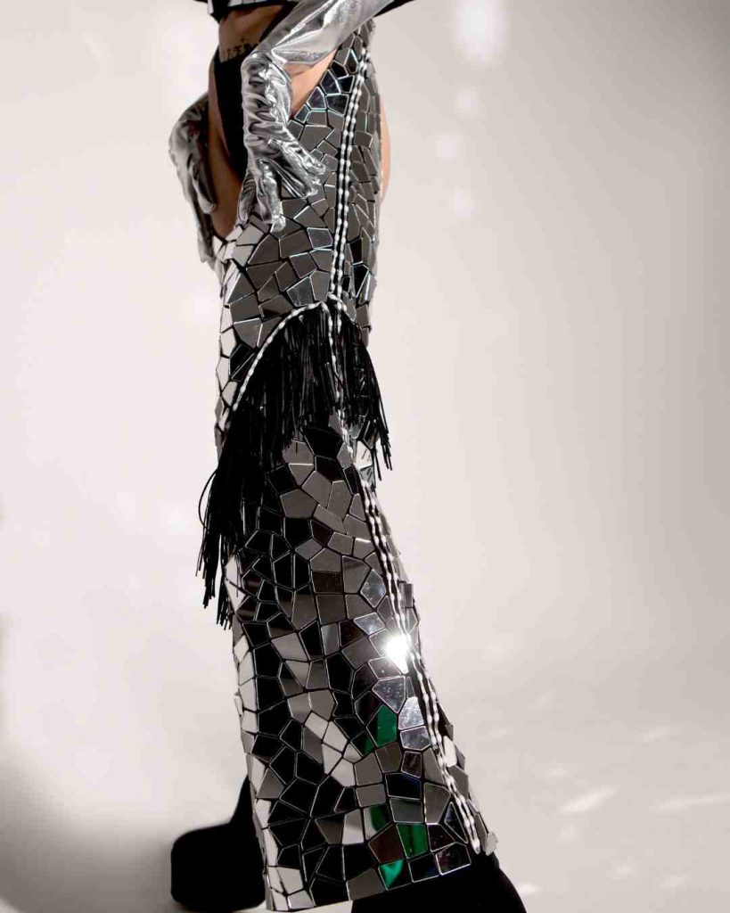 Women's Mirror LED Sexy Cowboy Costume - by ETEREshop