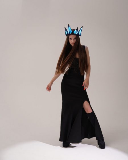 LED Infinity Mirror Crown for shows and events - by ETERESHOP