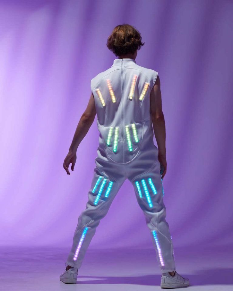 LED light up Gymnastics Costume for Performances, ETERESHOP