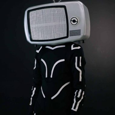 Cosplay Led lighting Helmet TV - by ETERESHOP