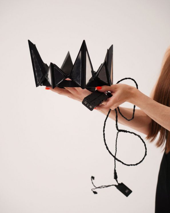 LED Infinity Mirror Crown for shows and events - by ETERESHOP