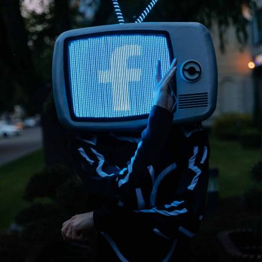 Cosplay Led lighting Helmet TV - by ETERESHOP