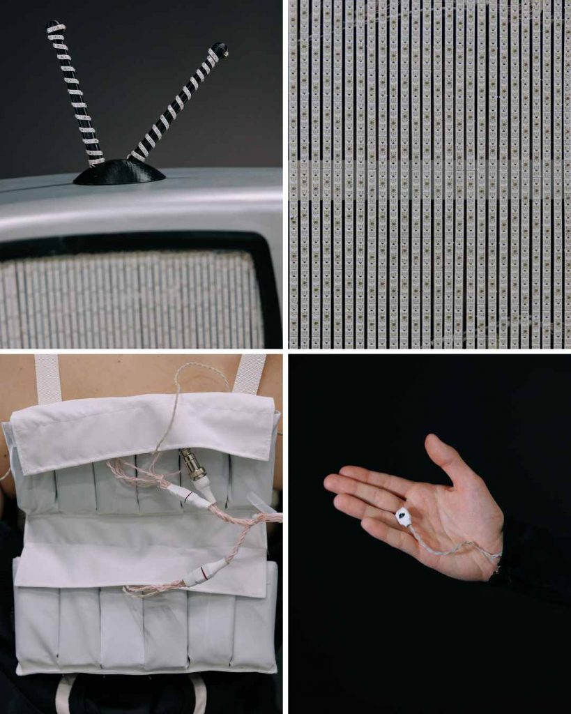 Cosplay Led lighting Helmet TV - by ETERESHOP