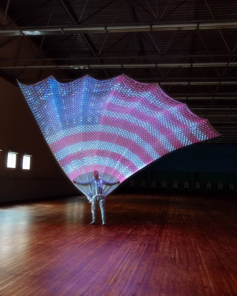 3150 LED Peacock Fan Tail Smart Costume, 5 meters high_O37-L - by ...