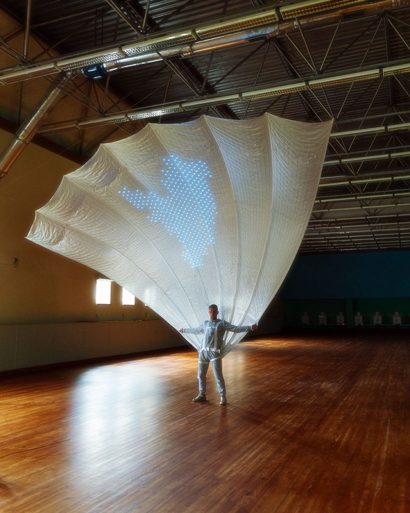 3150 LED Peacock Fan Tail Smart Costume, 5 meters high_O37-L - by ...