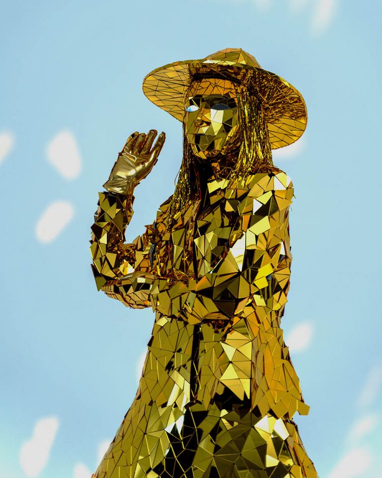 Mirror dress - Mirror Lady animation artist costume - by ETERESHOP