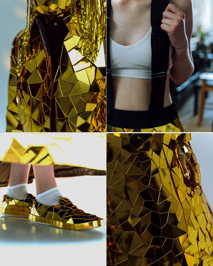 Mirror dress - Mirror Lady animation artist costume - by ETERESHOP