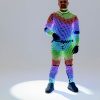 LED light up costume with a mask - ETERESHOP
