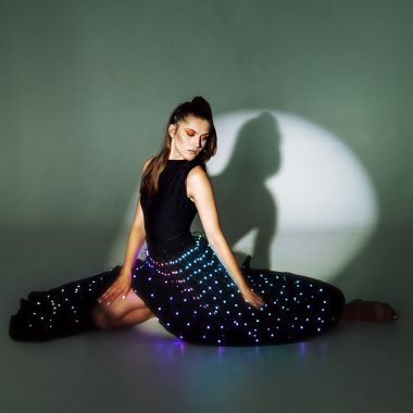 LED Light up skirt for dancing on stage - by ETERESHOP