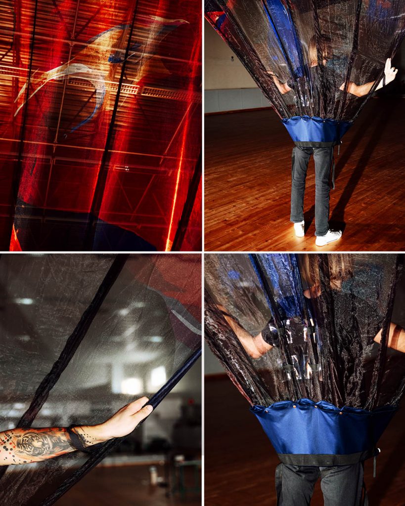 Peacock Fan Tail Costume for street show