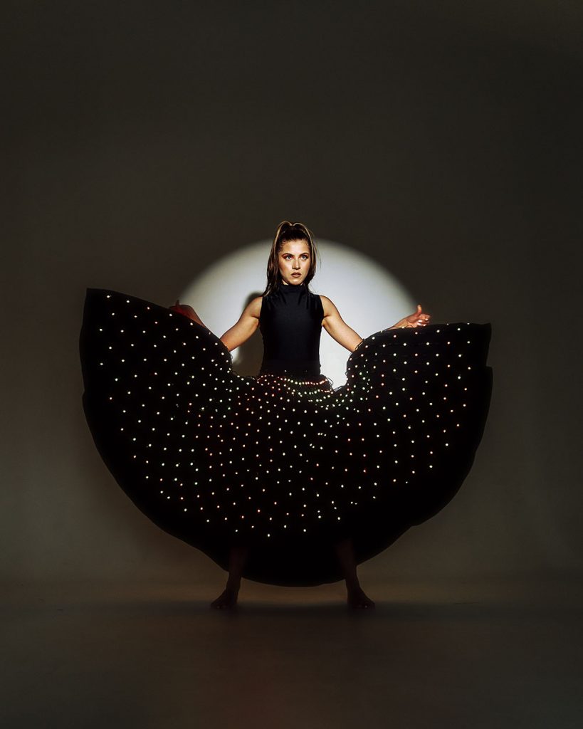 LED Light up skirt for dancing on stage - by ETERESHOP