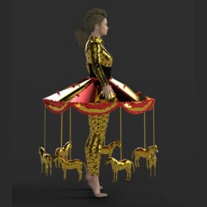 Mirror Carousel Dress - Light Solutions ETERE - by ETERESHOP