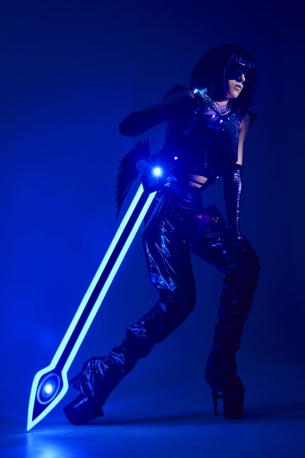 Smart LED cosplay sword _S44