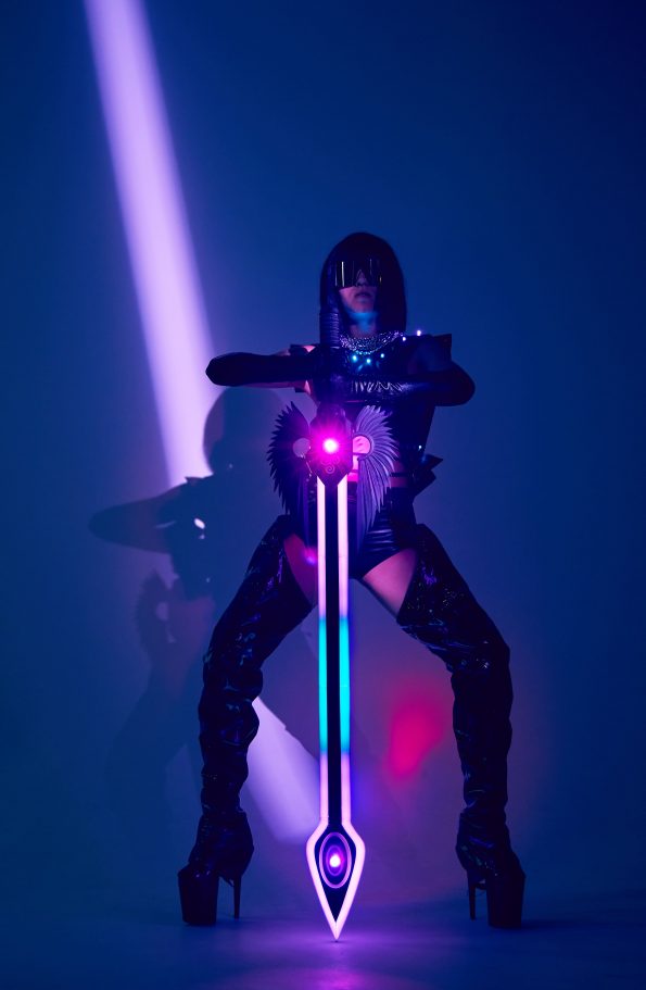 Smart LED cosplay sword _S44