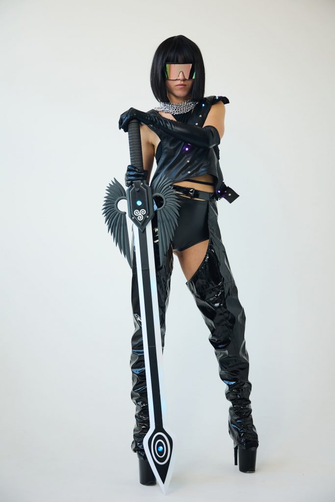 Smart LED cosplay sword _S44