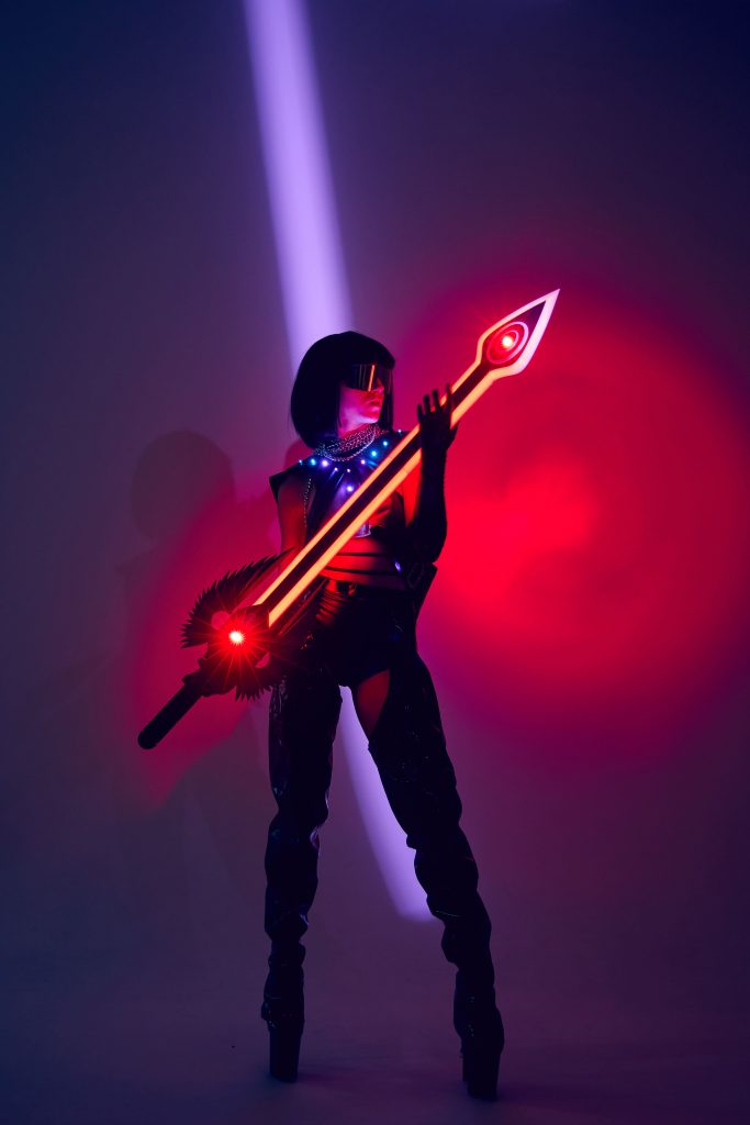 Smart LED cosplay sword _S44