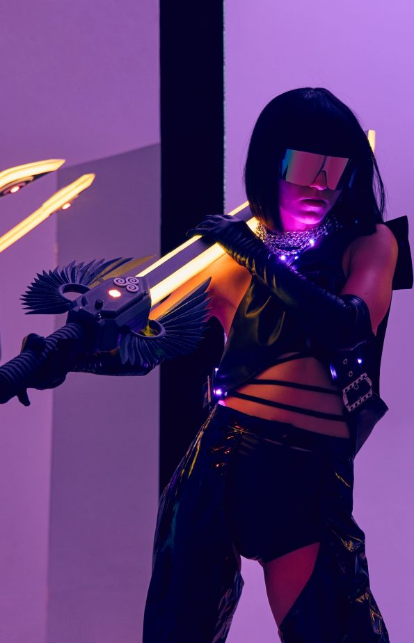 Smart LED cosplay sword _S44