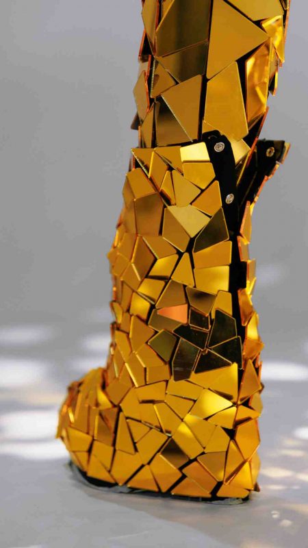 Green Mirror Cat Costume for shows and events - by ETERESHOP