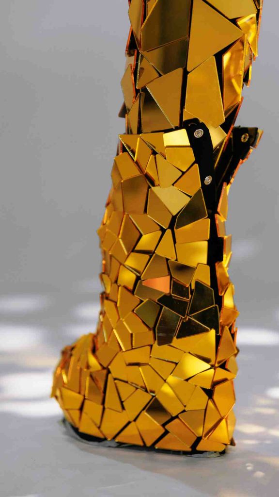 Green Mirror Cat Costume for shows and events - by ETERESHOP