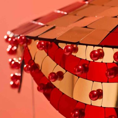 Carnival Custom Women's Mirror Costume with Moving Horses