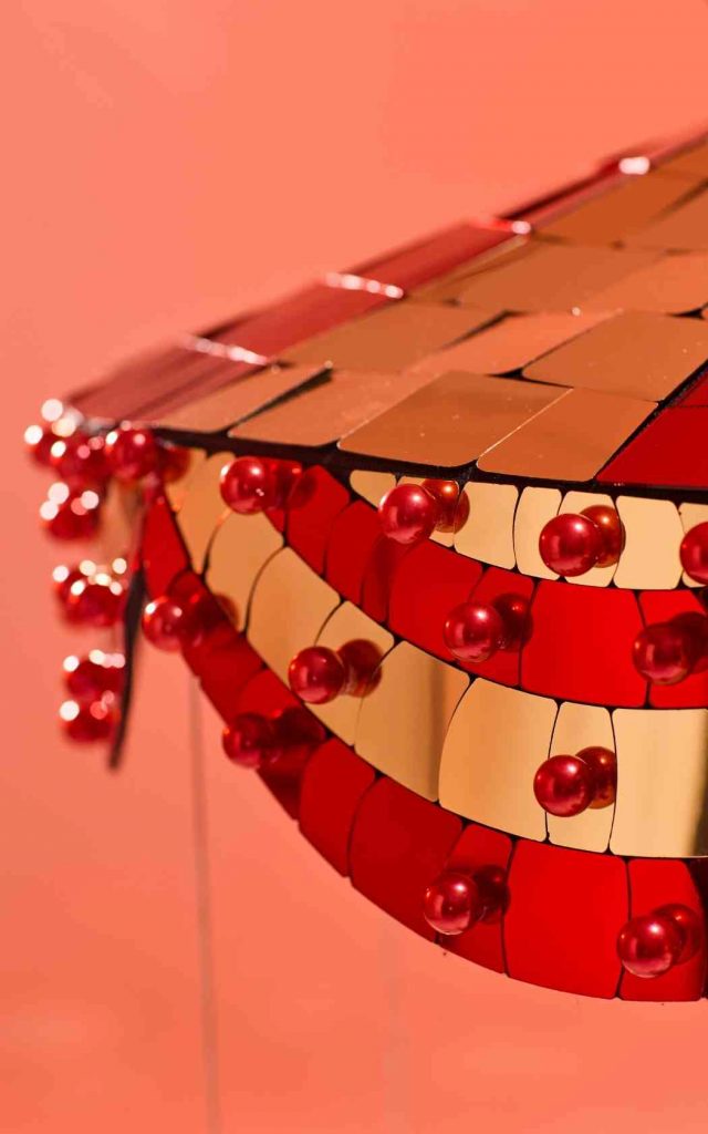 Carnival Custom Women's Mirror Costume with Moving Horses