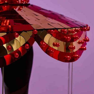Carnival Custom Women's Mirror Costume with Moving Horses