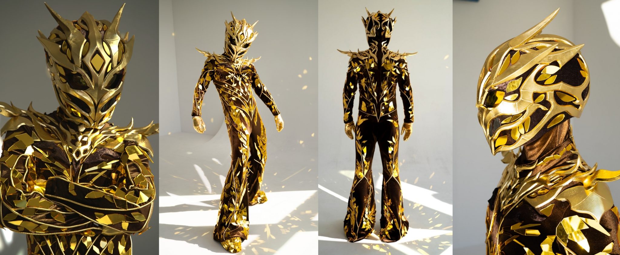 Custom Golden Mirror Tree Costume Design - by ETERESHOP