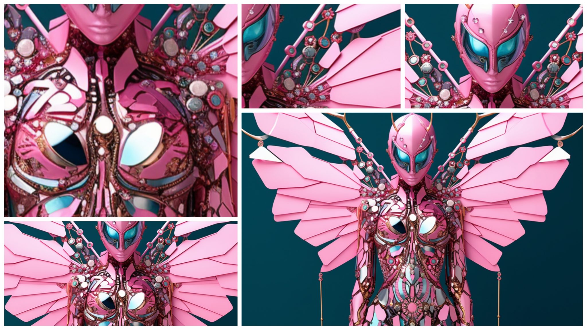 Custom Cosplay Dragonfly Costume Design - by ETERESHOP