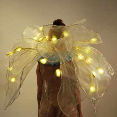 LED Flower Shoulder Cape with 340 LEDs - by ETERESHOP