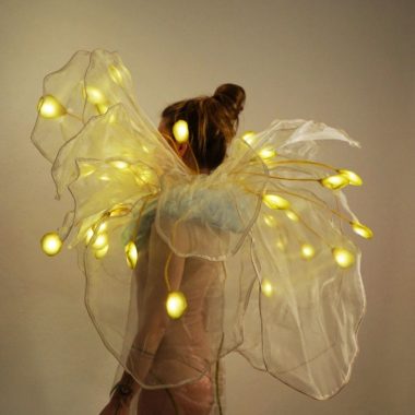 LED Flower Shoulder Cape with 340 LEDs - by ETERESHOP