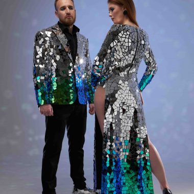 Mirror Jacket for Men | Mens Jacket for Stage - by ETERESHOP