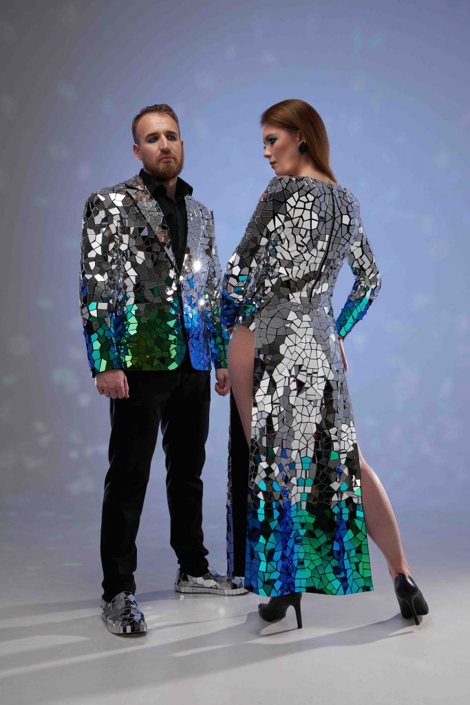 Mirror Jacket for Men | Mens Jacket for Stage - by ETERESHOP