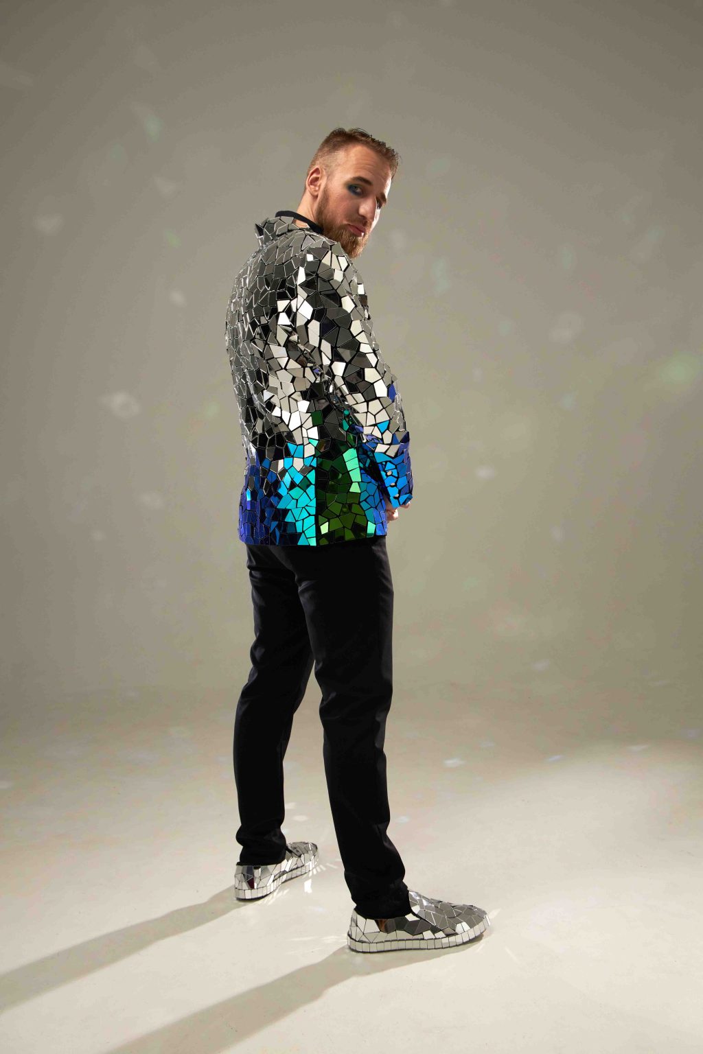 Mirror Jacket for Men | Mens Jacket for Stage - by ETERESHOP
