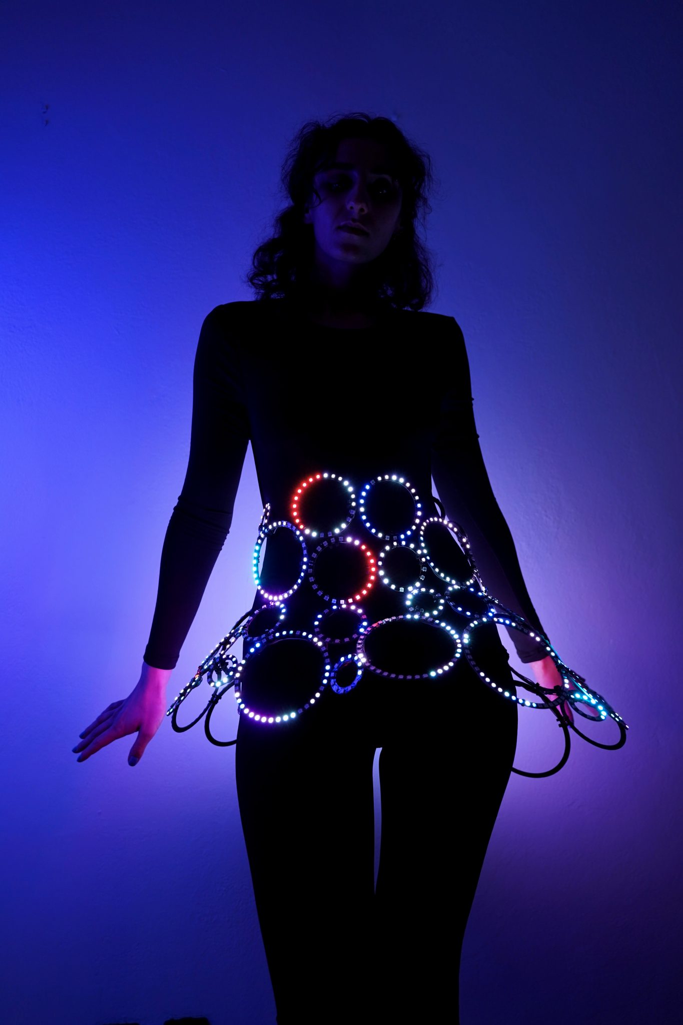 Smart LED Skirt | Glowing Rave Skirt - by ETERESHOP