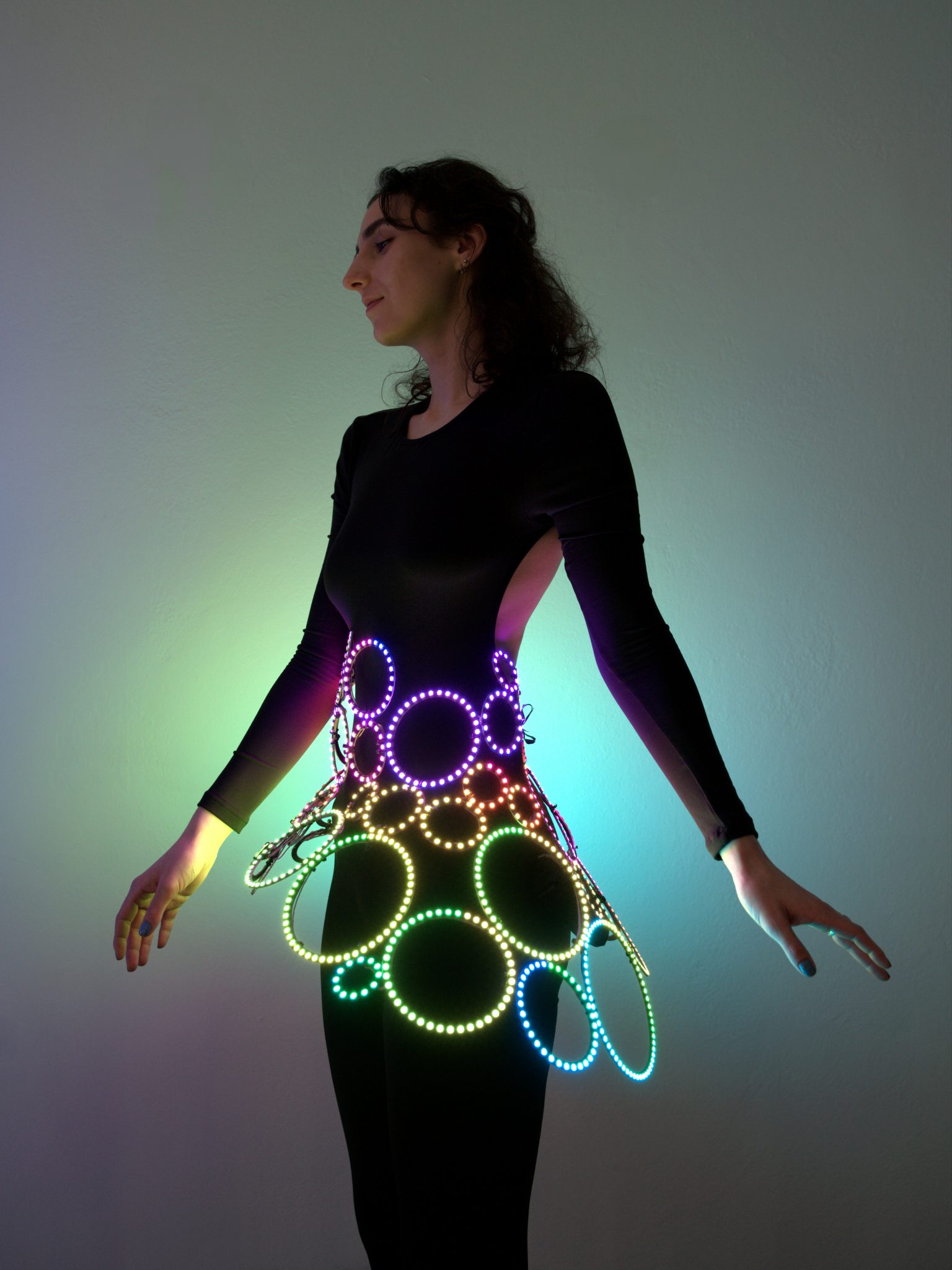 Smart LED Skirt | Glowing Rave Skirt - by ETERESHOP